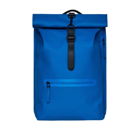 Rains | Bags | Nwt Rains Trail Rolltop Backpack Waves Color | Poshmark